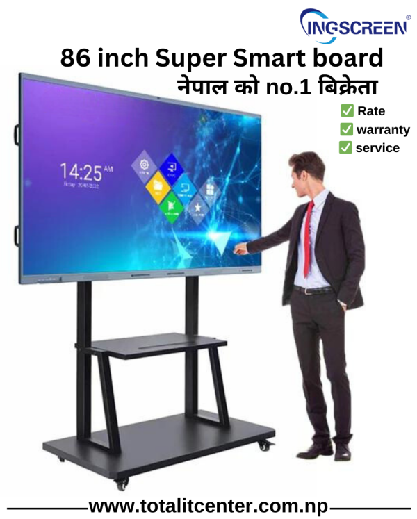 Super Smart Board for Classroom - Smart Board Price in Nepal - Total It ...